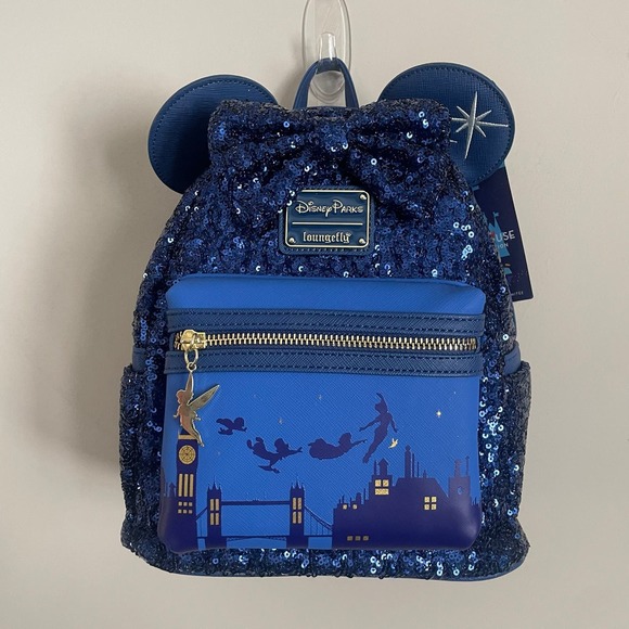 Loungefly | Accessories | Minnie Main Attraction Peter Pans Flight Blue ...